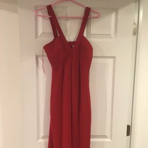 Dresses | Beautiful Simple Red Gown | Poshmark